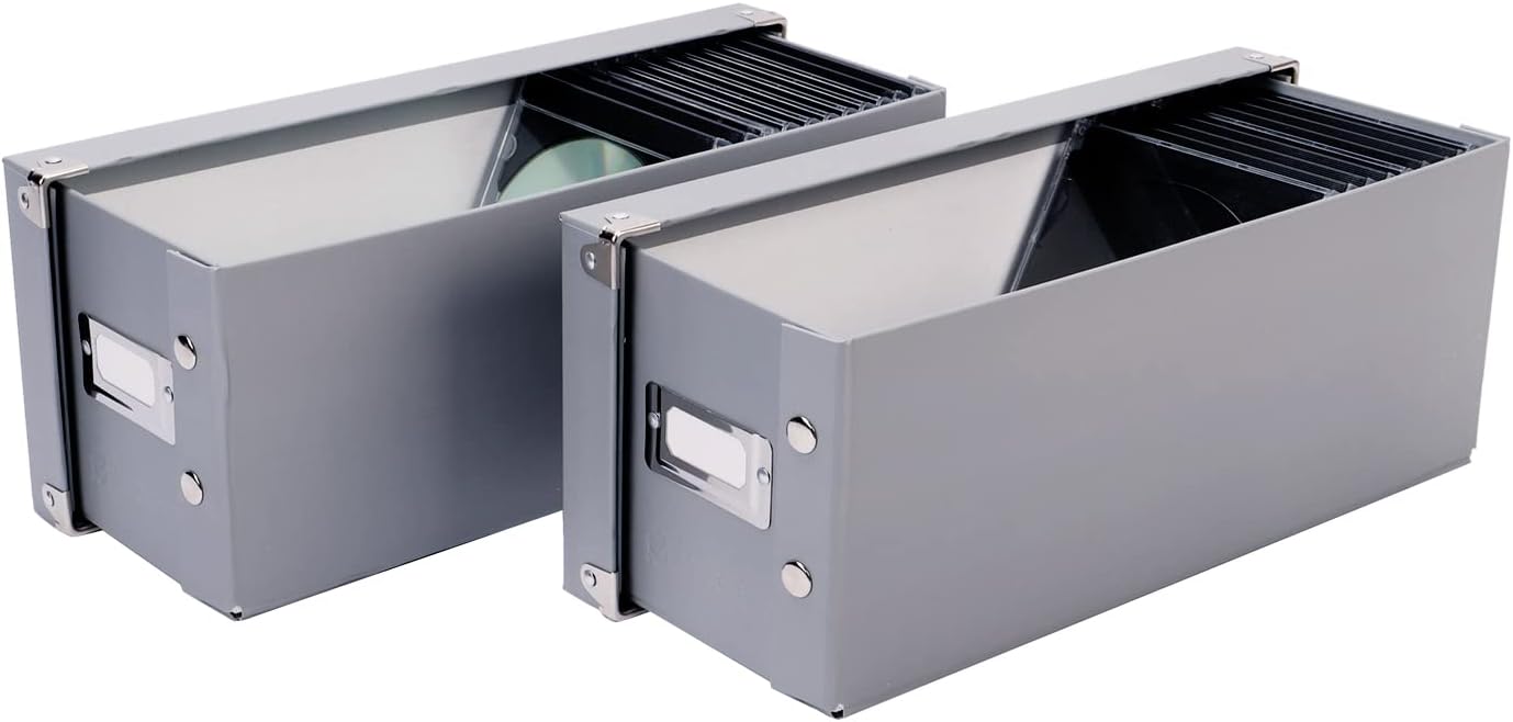 Amazon.com: Snap-N-Store CD Storage Box - Pack of 1/2 - Durable Disc ...