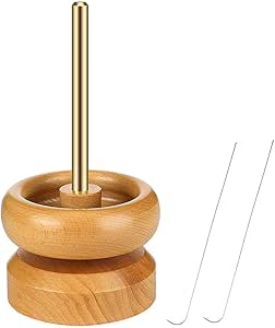 Amazon.com: Spin Bead Loader Wooden Bead Spinner for Craft Stringing ...