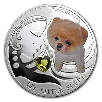 2013 CH Fiji Silver Dogs & Cats Series My Little Puppy Pomeranian ...