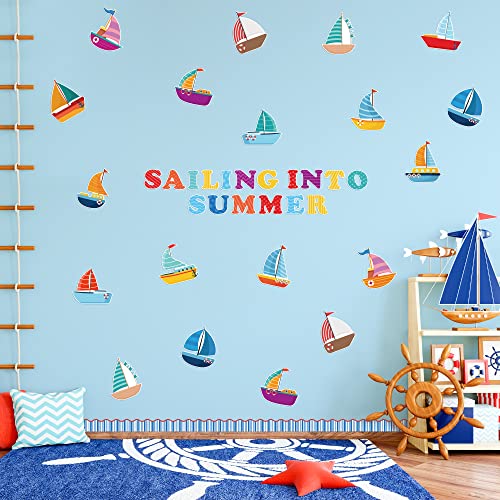 Snapklik.com : AsodSway 117Pcs Sailing Into Summer Cutouts Summer ...