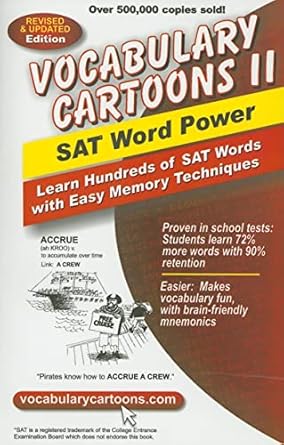 Amazon.com: Vocabulary Cartoons II: SAT Word Power: 9780965242240 ...