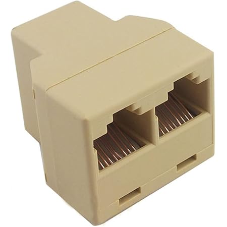 Oxsubor Rj45 Splitter Connectors Adapter 1 To 2 Ethernet Splitter ...