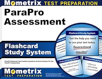 ParaPro Assessment Flashcard Study System: ParaProfessional Test ...
