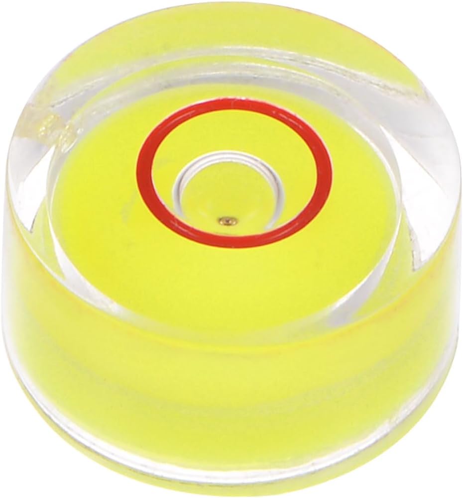 Taskar Pack of 3 Mini Round Bullseye Spirit Level Bubble 12mm Vial ...