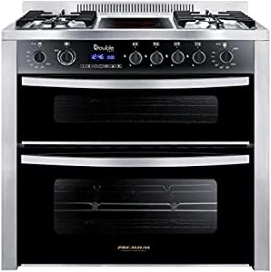Premium gas cooker 5 Burners 2 oven- Full safety-Digital timer with gas ...