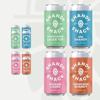 Shandy Shack | Summer Mixed Case 12 Cans of 330ml. 3 IPA Shandy, 3 ...
