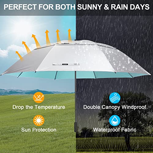 Snapklik.com : G4Free 80 Inch Extra Large UV Protection Golf Umbrella ...