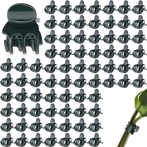 100 Pcs Plant Support Clips Plant Clips for Climbing Plants, Plant Wall ...