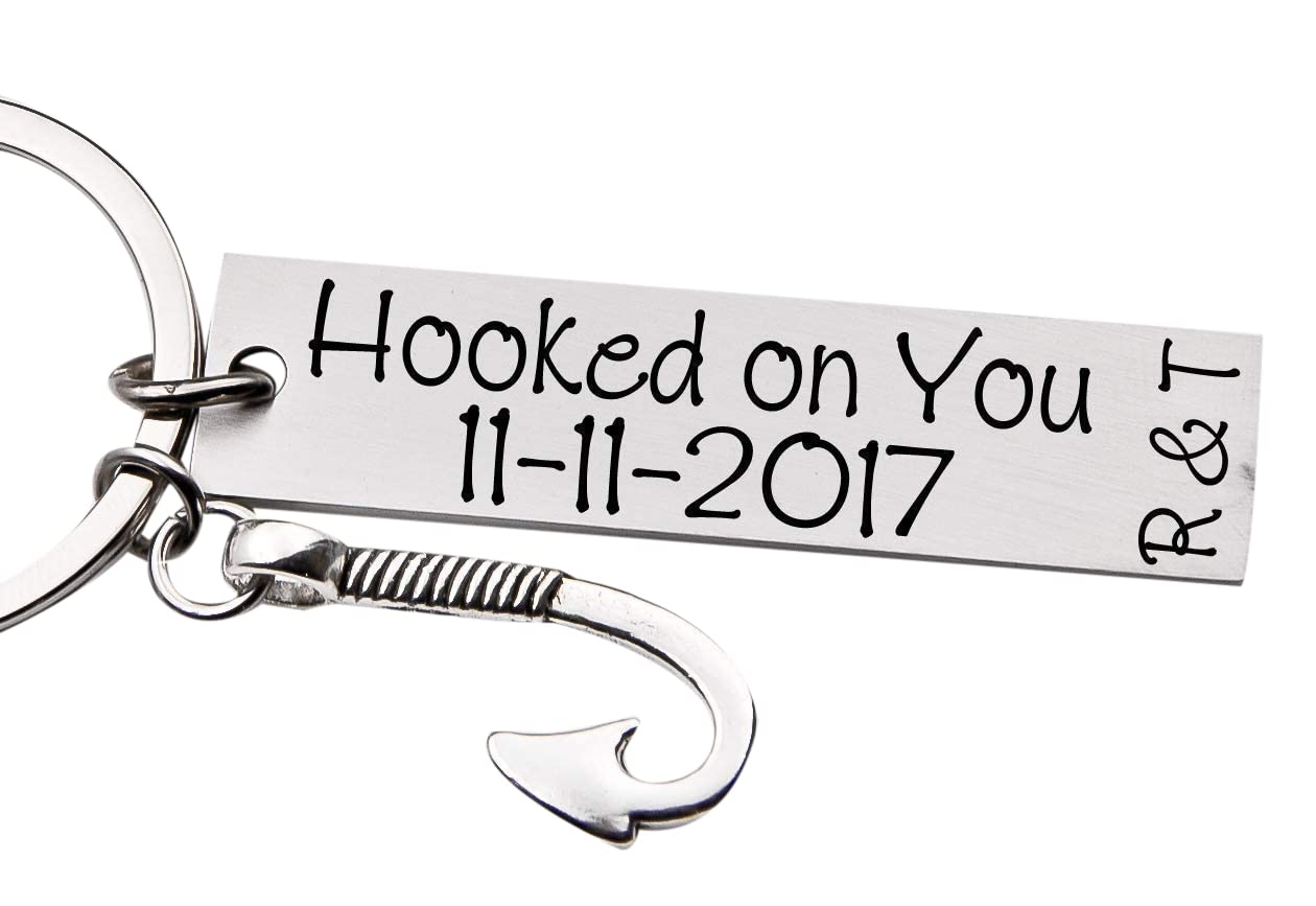 Amazon.com: Personalized anniversary key chain, gift for Husband or ...