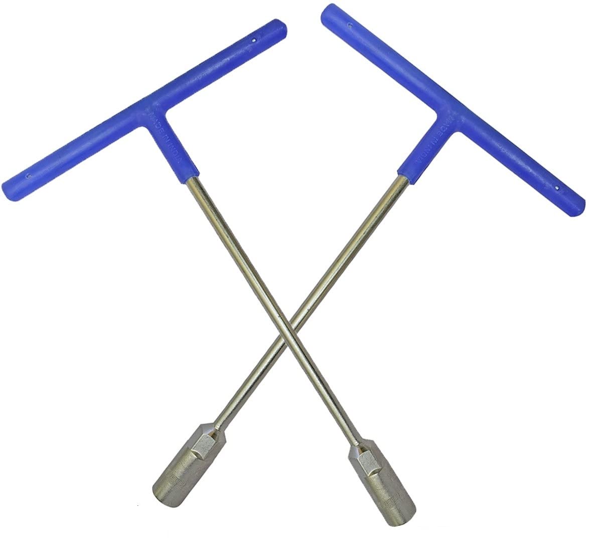 Inditrust NEW T Spanner Pack of 2pcs (8mm and 14mm) Socket Single Side ...