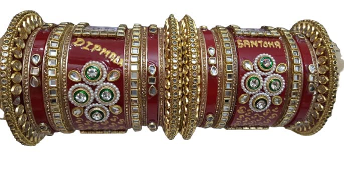 Buy S.P. Bangles Women's Bridal Photo Chuda | Traditional Wedding ...