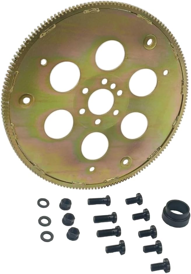 Amazon.com: ECMTPL LS Adapter Flexplate With Bolts Kit Fit For GM LS1 ...