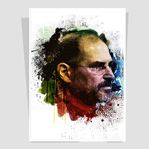 Furnish Marts Steve Jobs Wall Poster (12x18 Inch, 300 GSM Paper ...