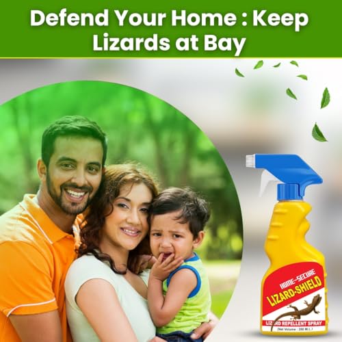 Home-Secure Lizard-Shield Lizard Repellent Spray-280ml | Natural ...