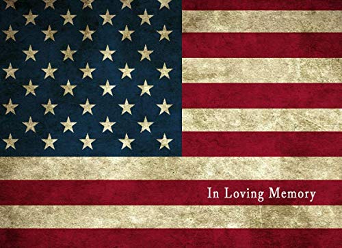 In Loving Memory: Military Funeral Guest Book - Veteran Memorial ...