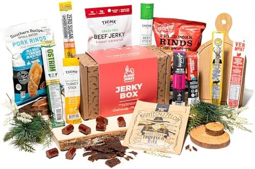 Amazon.com : Beef Jerky Gift Baskets for Men - Healthy & Exotic Jerky ...