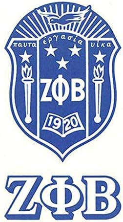 Amazon.com: Zeta Phi Beta Mascot Greek Letter Sticker - 2.5" Tall ...
