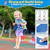 Amazon.com: GIKPAL Swing Set with Stand for Kids, Outdoor Swing Sets ...