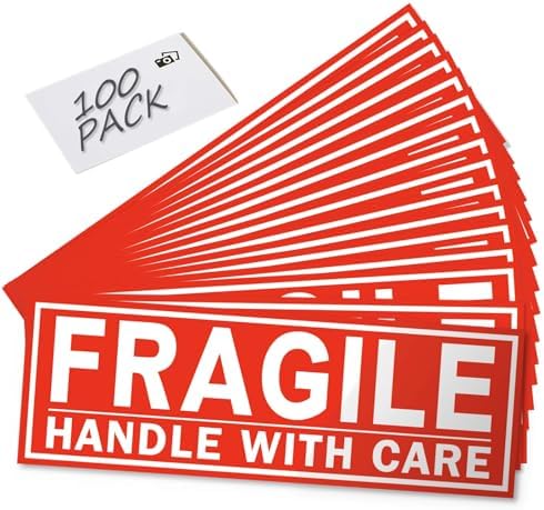 Amazon.com : AveneMark 210 Pcs Fragile Stickers, 3x5 Inch Fragile ...