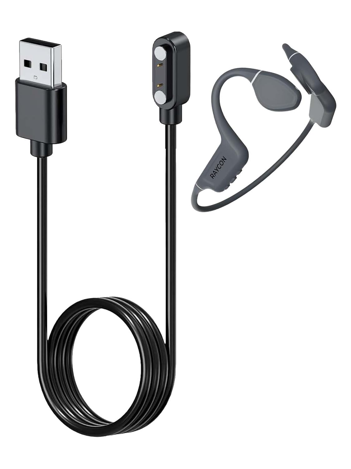 Amazon.com: NOUKAJU Charger for Raycon Bone Conduction Headphones ...
