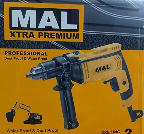 MAL Warcraft 13DRHI 780 W 13 Mm Impact Drill Machine (Yellow and Black ...