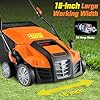 Amazon.com : Goplus 2-in-1 Scarifier and Lawn Dethatcher, 16-Inch 15A ...