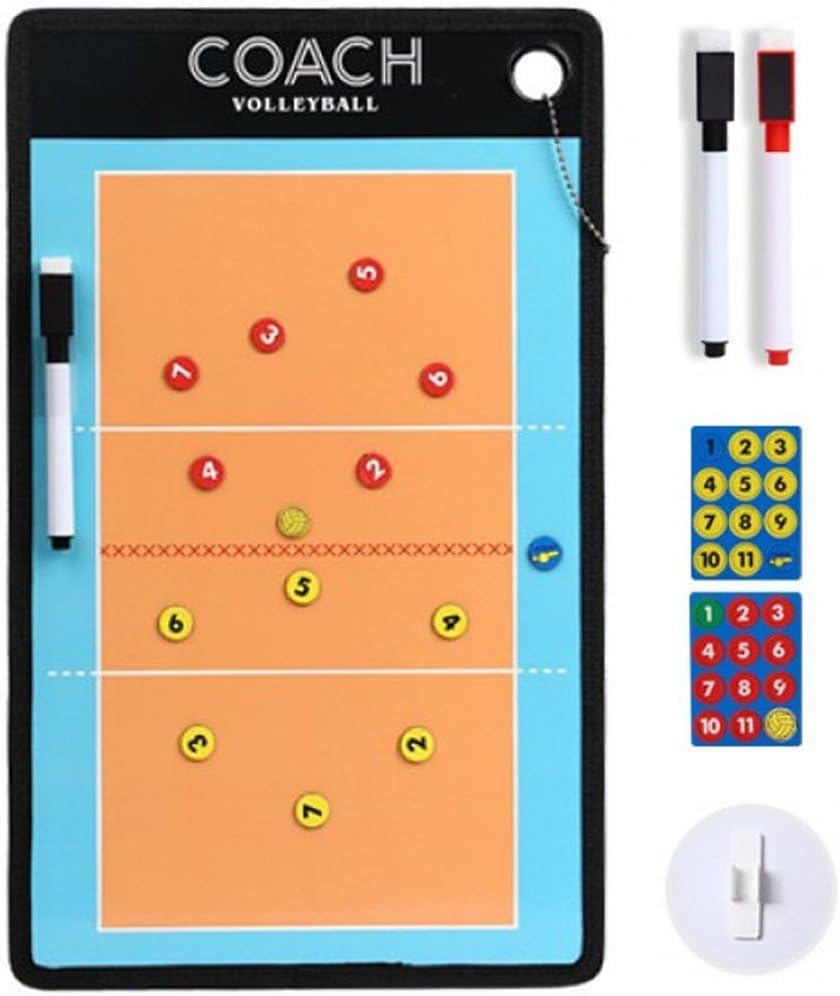 Amazon.com: Luxylei Volleyball Magnetic Tactic Board with Pen ...