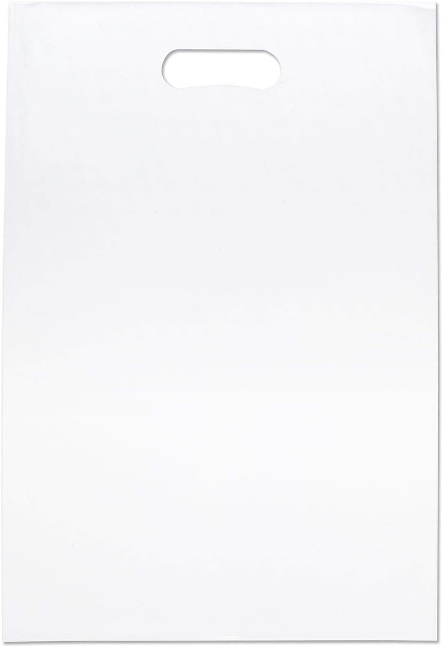 Amazon | 【A4サイズ】小判抜き 手提げ袋(白) 230x380mm 破れにくいCPP 50ミクロン厚【100枚】 | ギフトバッグ・袋 | 文房具・オフィス用品