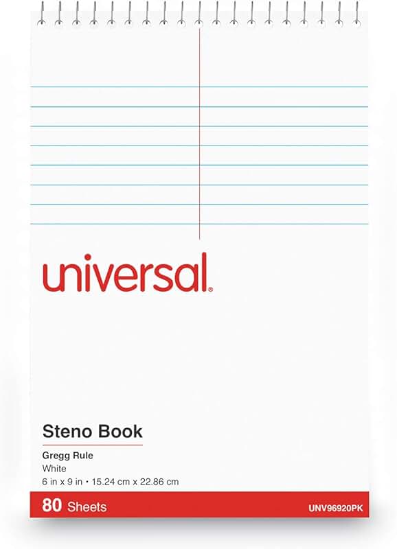 Amazon.com: Steno Pads - Steno Pads / Notebooks & Writing Pads: Office ...