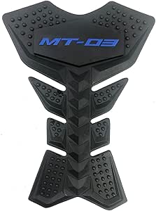 Amazon.com: Motorcycle Blue Gas Fuel Tank Pad Protector Anti-Slip ...