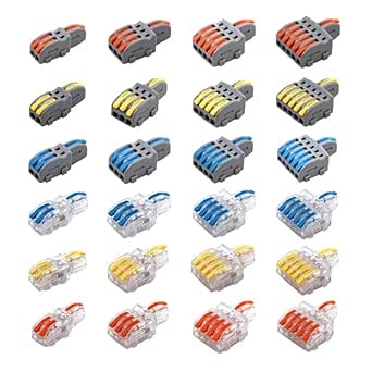 Wire Connector 1 Input Multiple Output Electrical Splitter Push-in ...