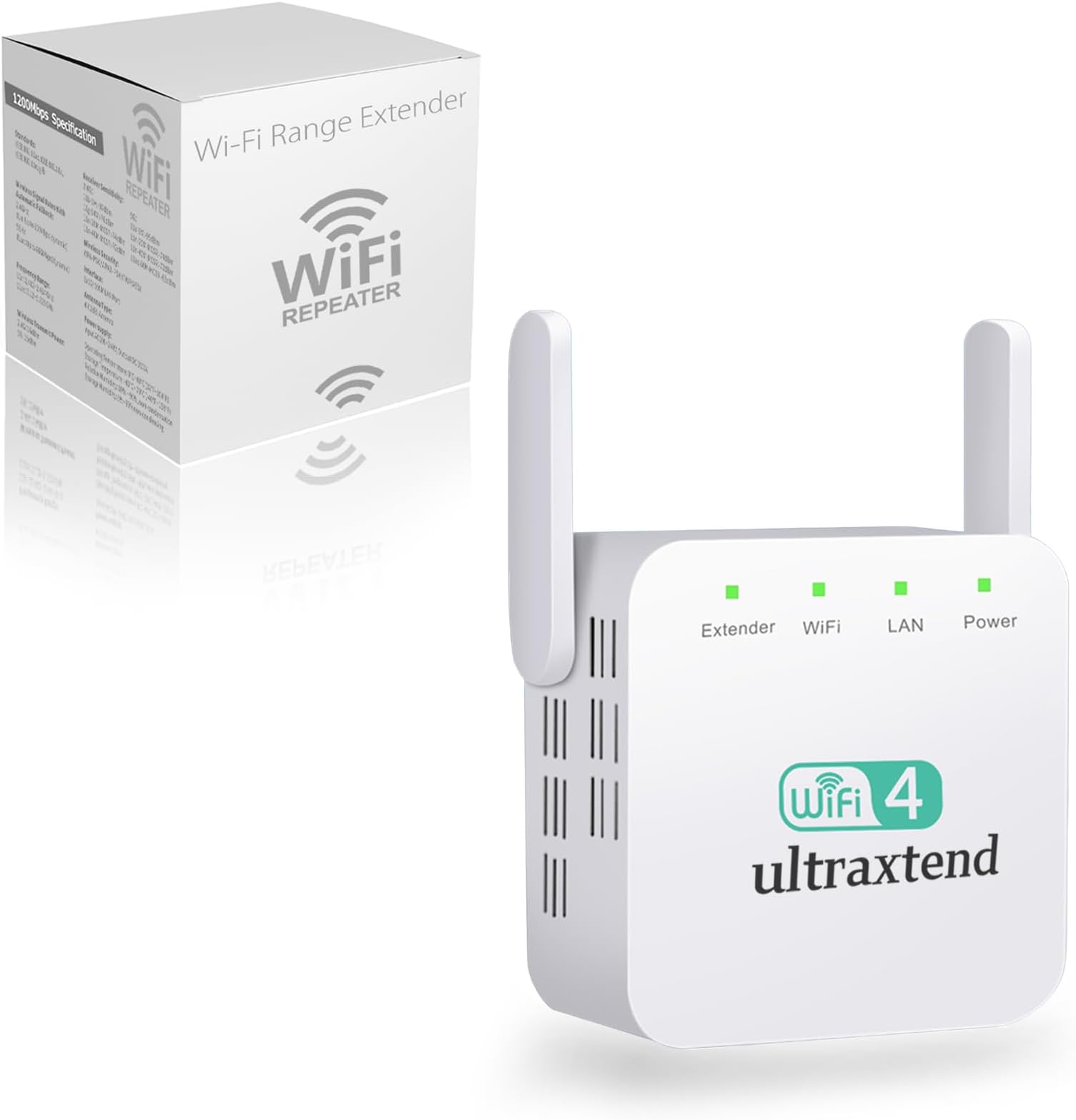 Amazon.com: Generic Ultraxtend WiFi Booster 2024 with Ethernet Port 2 ...