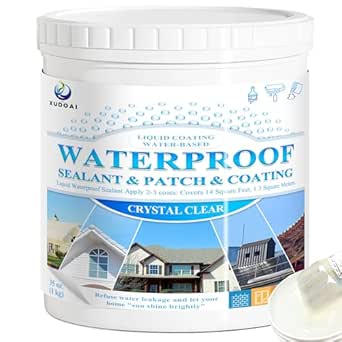 Sigillante Impermeabile Trasparente, XUDOAI Rivestimento Impermeabile 1Kg, Sigillante Perdite ...