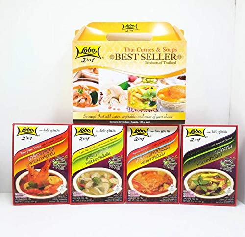 Amazon.com : Lobo 2 in 1, Thai cooking set, Thai food seasoning set ...
