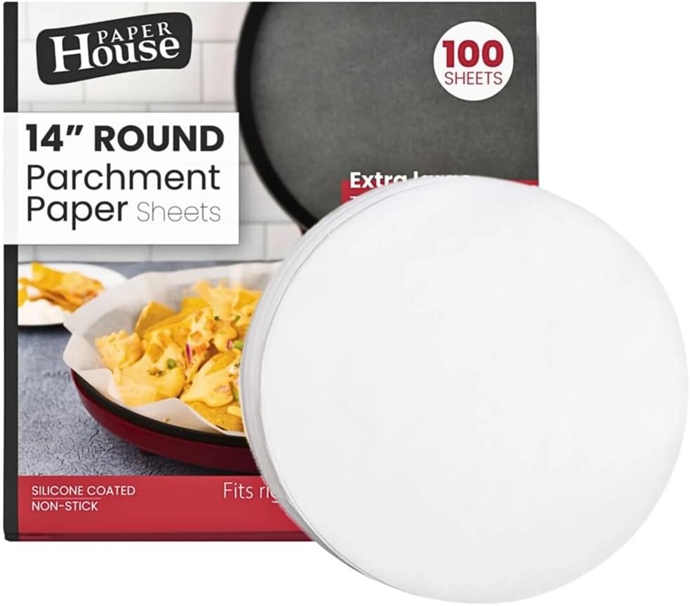 Amazon.com: Party Bargains 14″ Round Parchment Paper - 200 Sheets ...