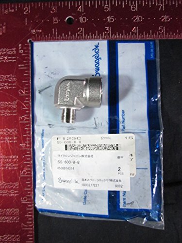 SWAGELOK SS-600-8-8 Elbow, Female, 3/8 INCH Tube OD, Tube Fitting, 1/2 ...