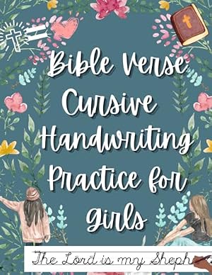 Handwriting Practice Book for Kids (Short Bible Verses): Penmanship and ...