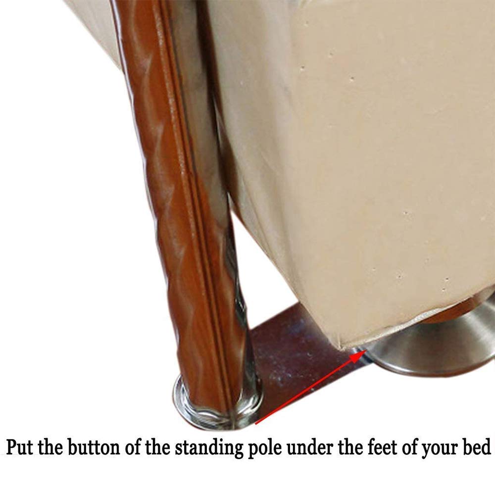 Hoxmoma 4 Corner Mosquito Netting Bracket Stainless Steel Mosquito Net ...