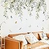 Amazon.com: Runtoo Green Plant Leaves Wall Decals Hanging Vine Flower ...