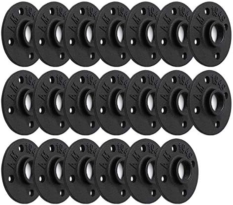 Amazon.com: LDR 310 F-12 Floor Flange, Black, 1/2-Inch : Industrial ...