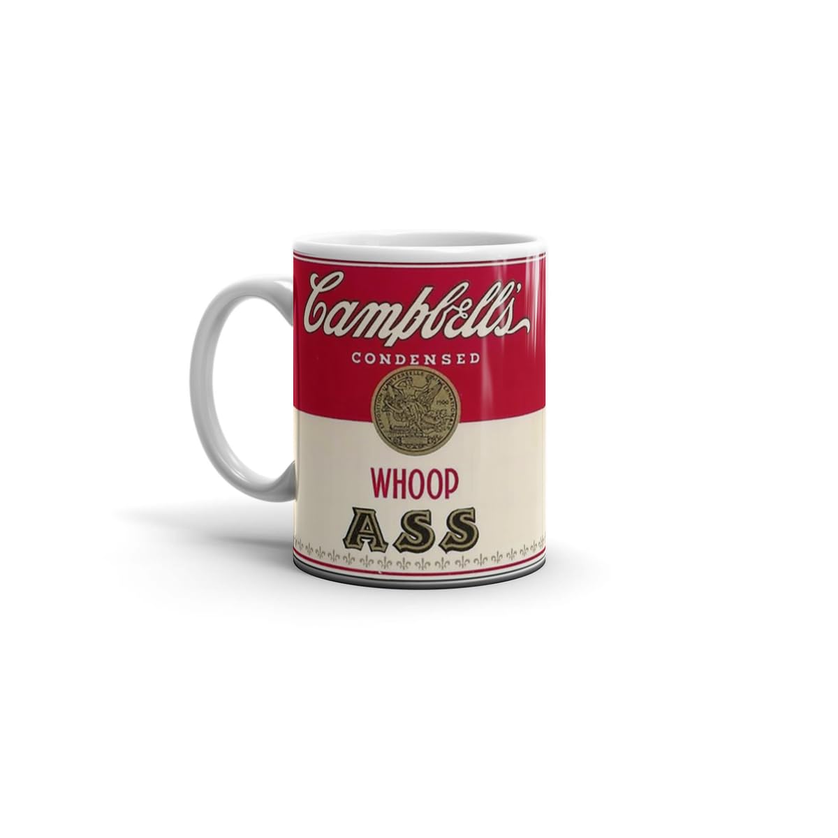 Amazon.com: Ceramic Coffee White Mug Campbell Holidays Cans Safe ...