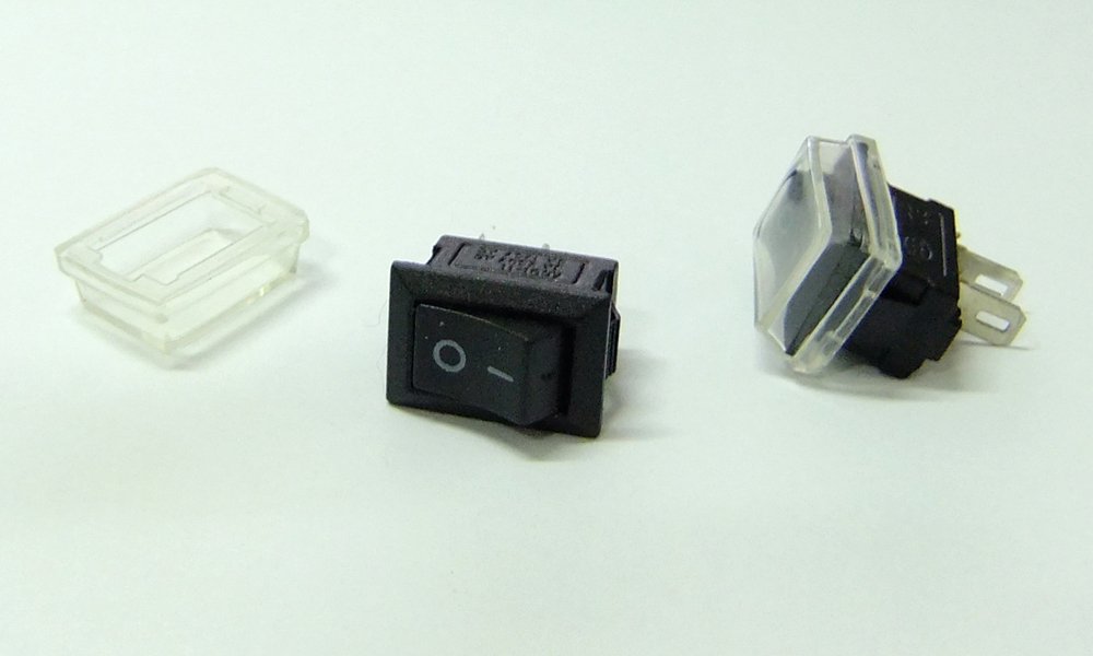 Amazon.com: 10pcs Mini 10x15mm 2 Pin SPST ON-OFF Rocker Switch 3A 250V ...