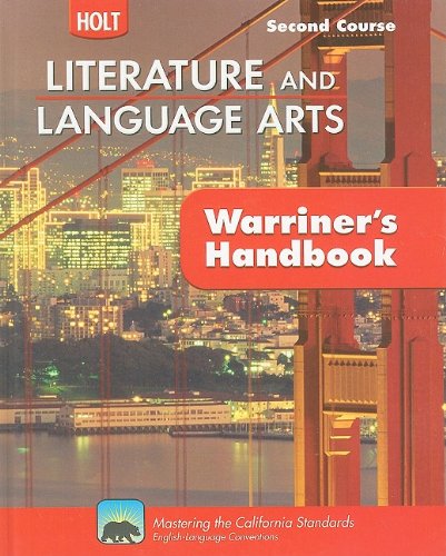 Holt Literature & Language Arts Warriner's Handbook: Student Edition ...