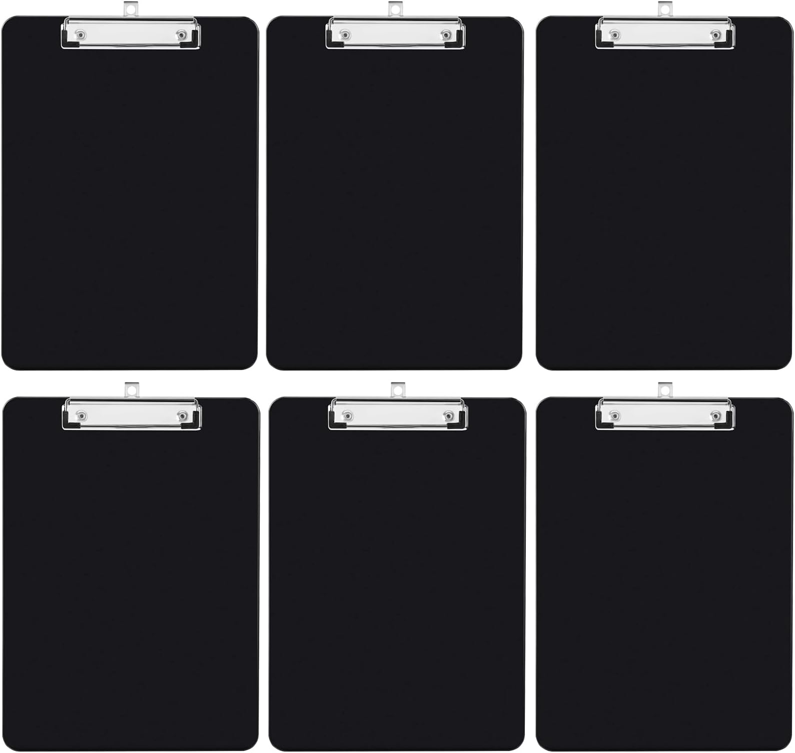 Plastic Clipboards, 6 Packs A4 Size Clip Boards, Paper Clips, Nursing ...