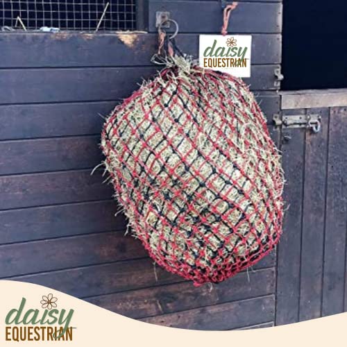 Double Hay Net For Horses – Metal Ring Net Bag With Strong Mesh Holes ...