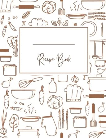 Amazon.com: Recipe Book: Retro Hand Drawn Cooking Illustrations | Write ...
