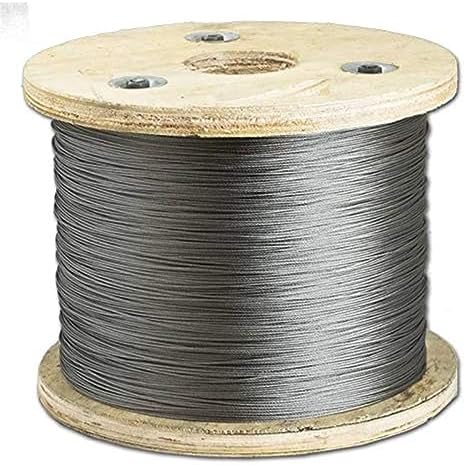 Bharat Wire Ropes Stainless Steel 304 Wire Cable 1000 meter 1.2 mm 6x7 ...
