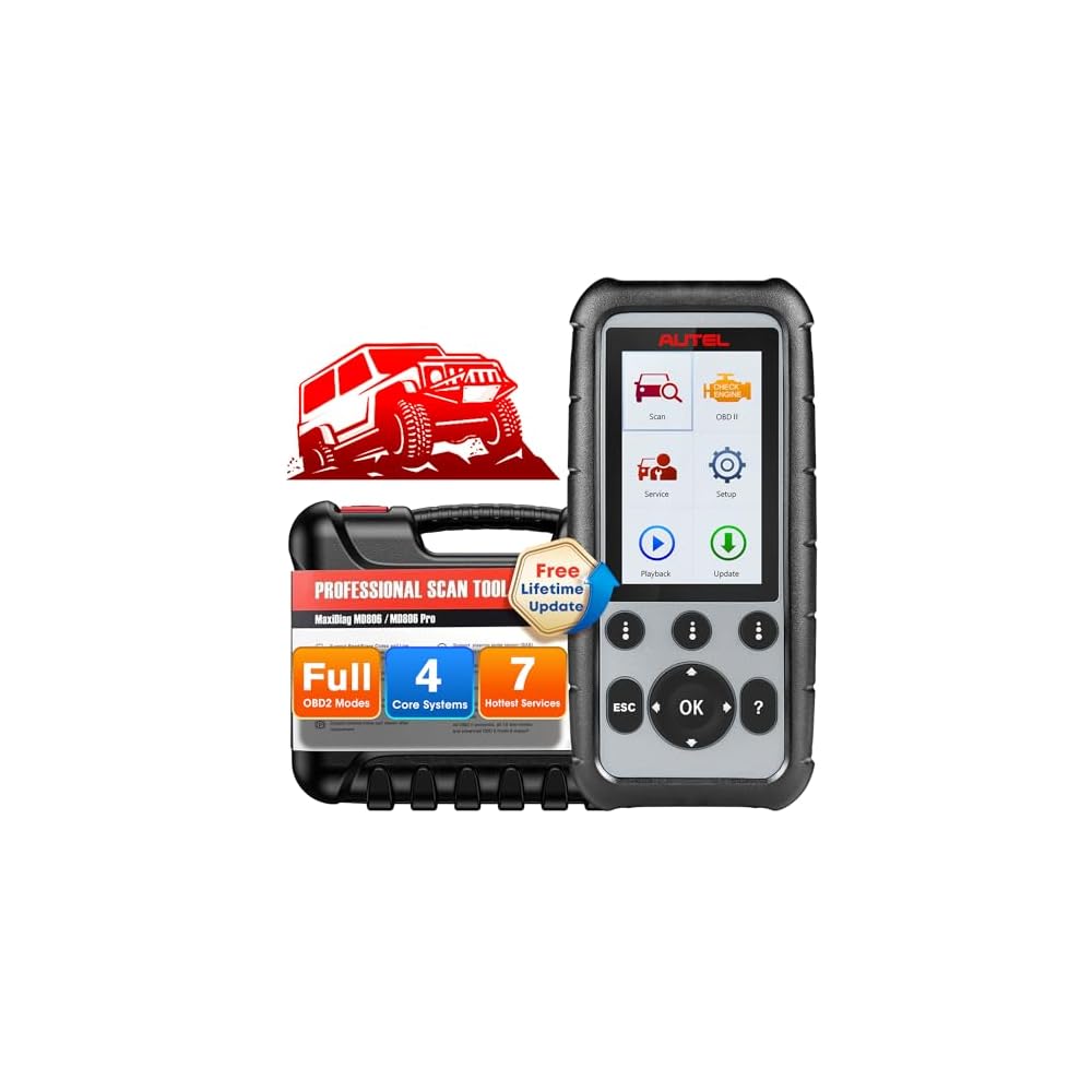 Autel MaxiDiag MD806 OBD2 Scanner with Four Systems Nepal | Ubuy