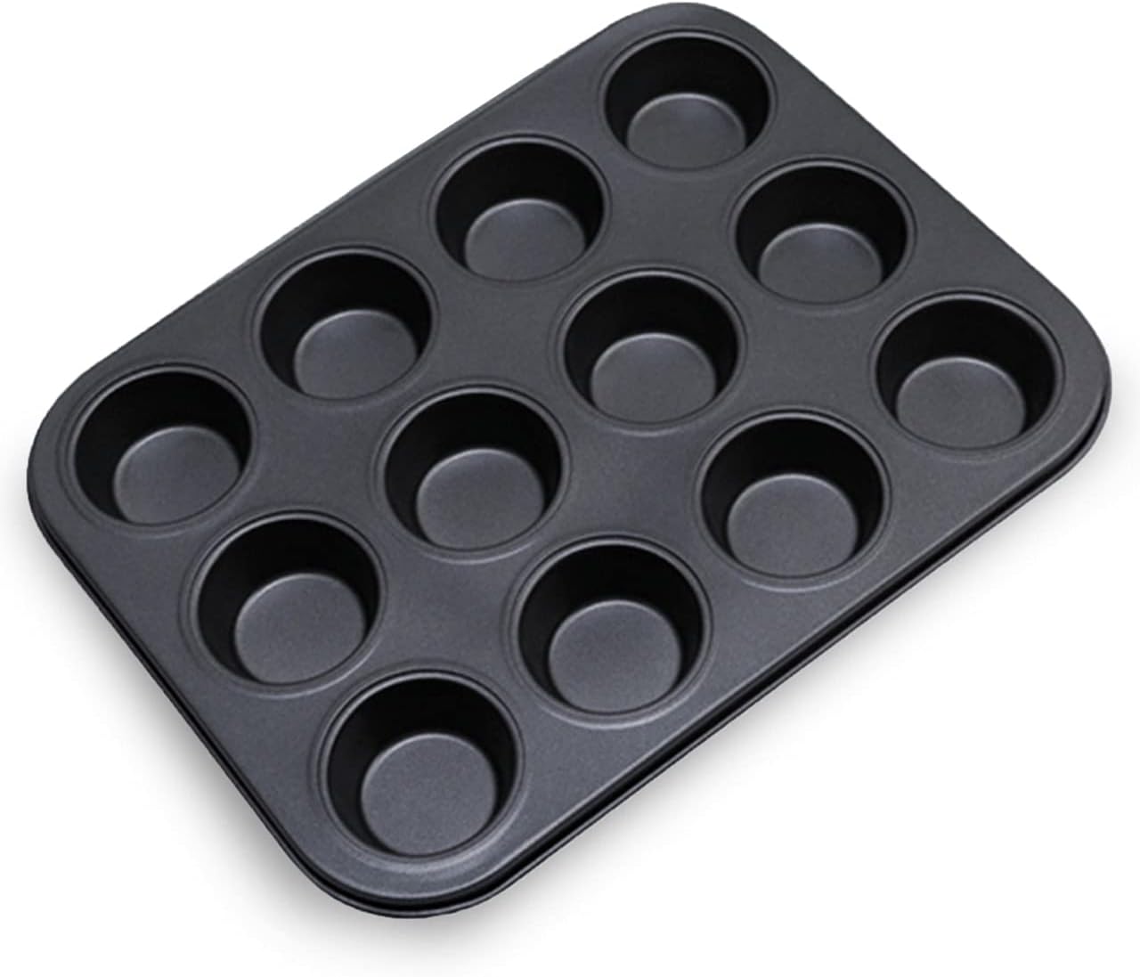 Prochef Teflon Non-Stick Premium Coated 12 Cup Muffin Tray - Length ...