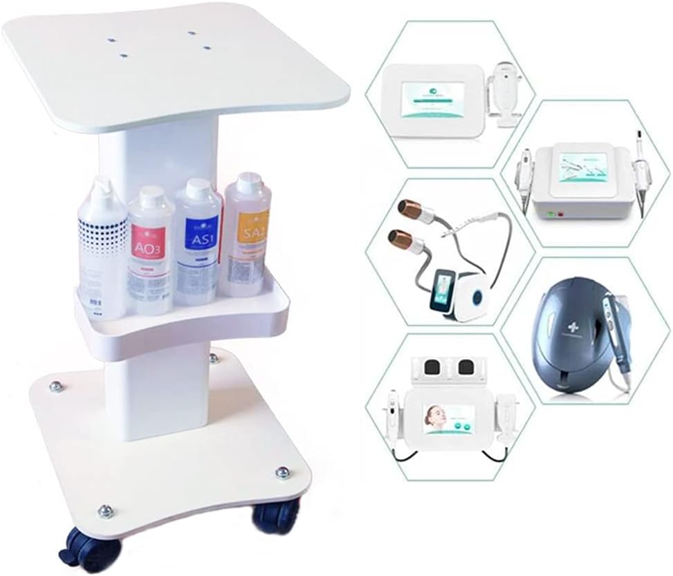 Amazon.com: Premium Esthetician Cart with Socket and Wheels - Salon ...